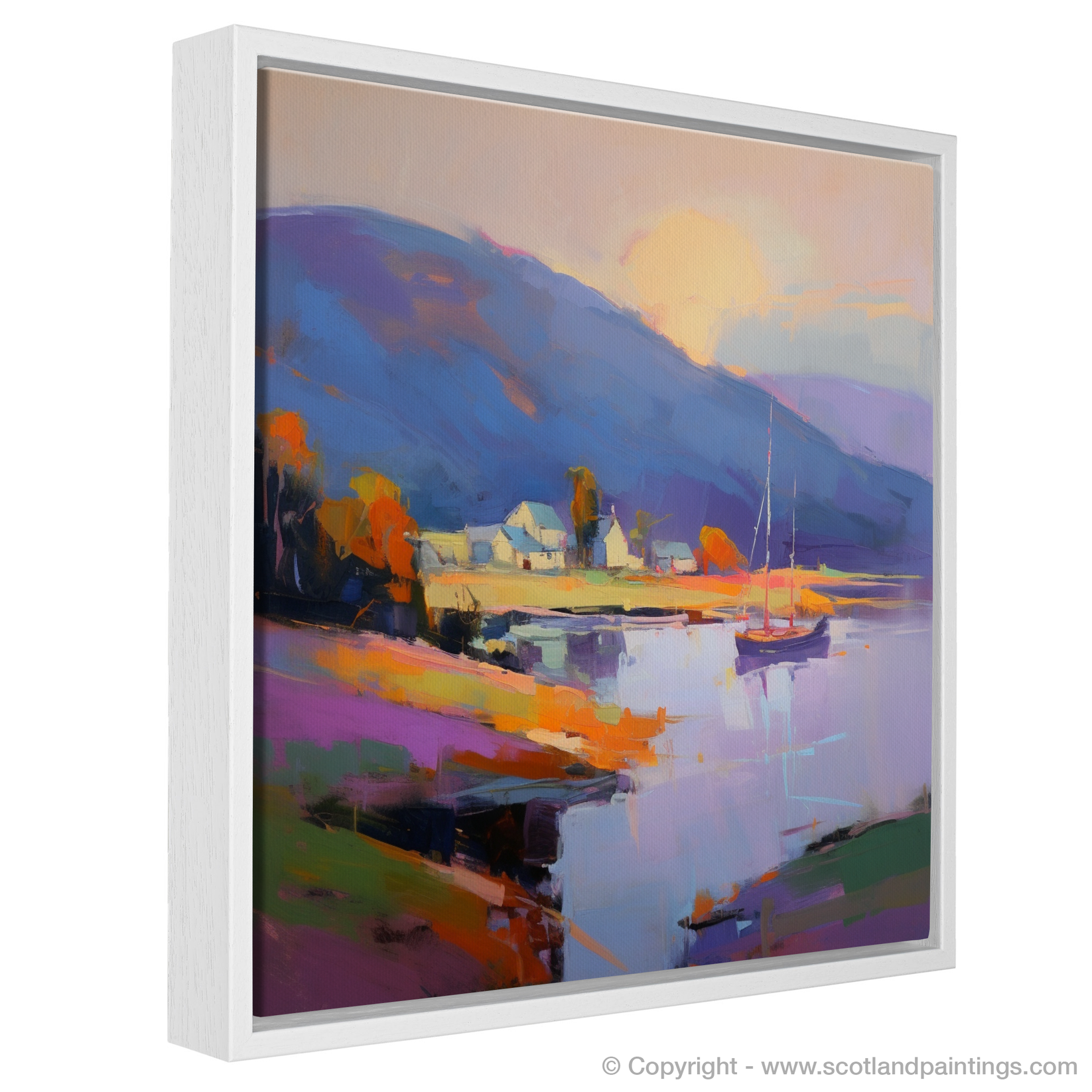 Cromarty Harbour Sunset: An Expressionist Ode to Nature's Splendour ...