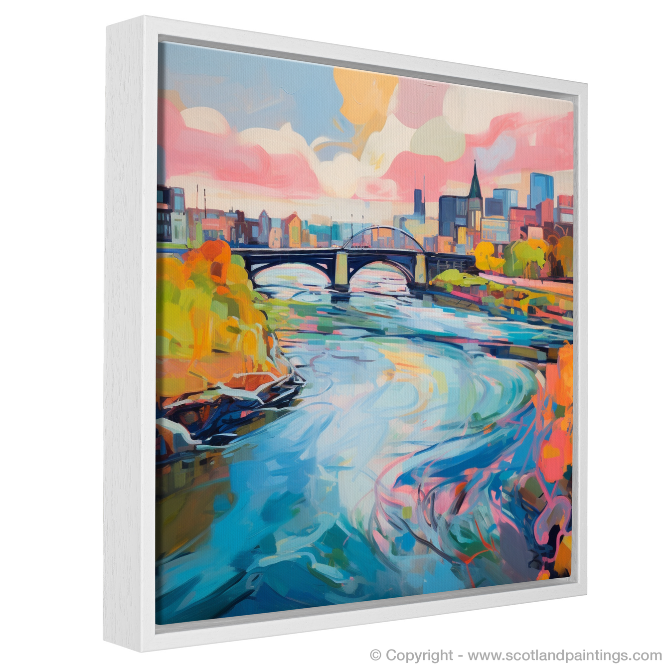 Clyde's Colourful Embrace – Scotland Paintings and Art Prints
