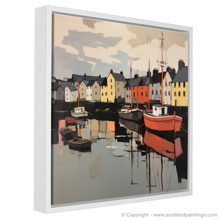 Painting and Art Print of Stornoway Harbour entitled "Expressionist Vo ...