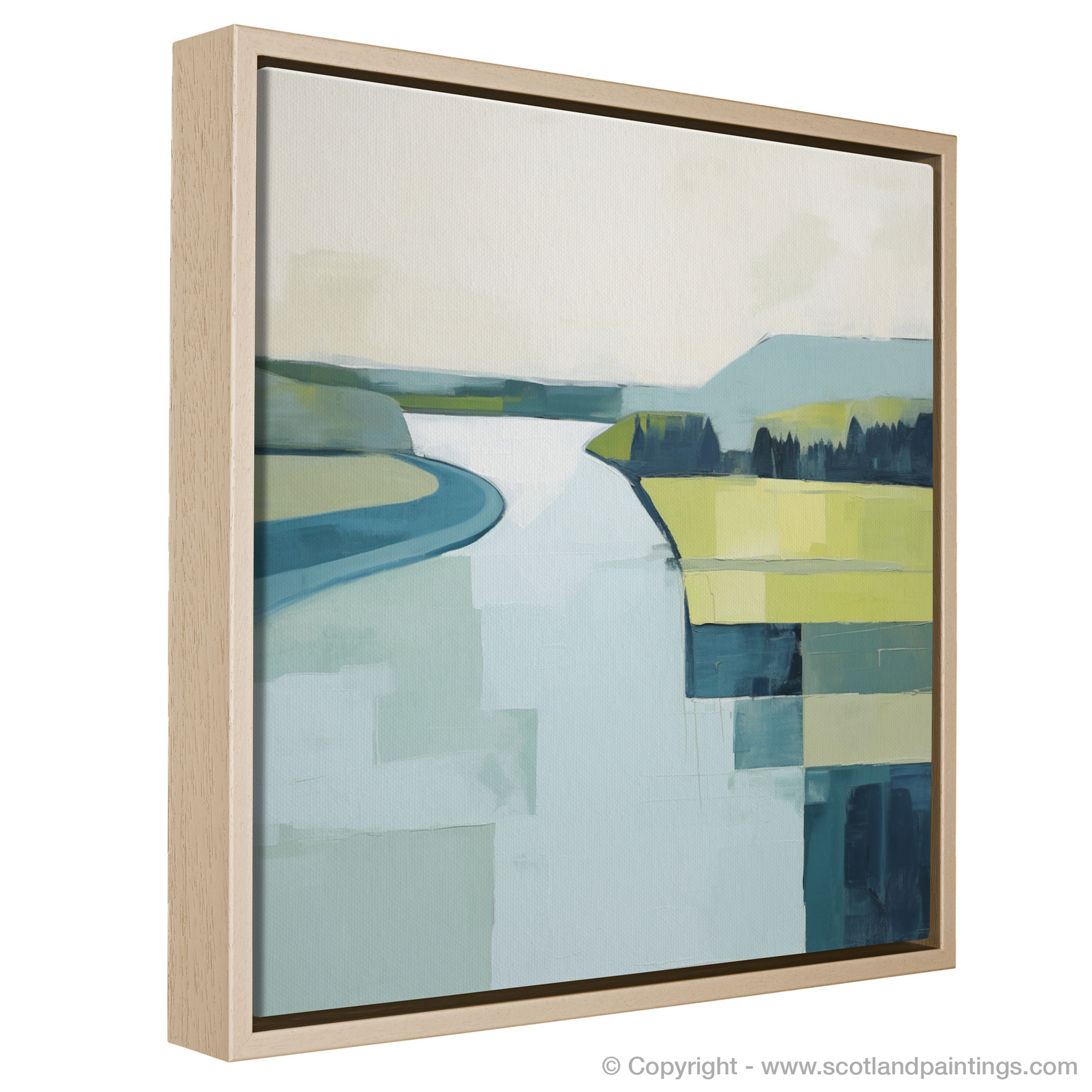 Summer Serenity by River Isla – Scotland Paintings and Art Prints