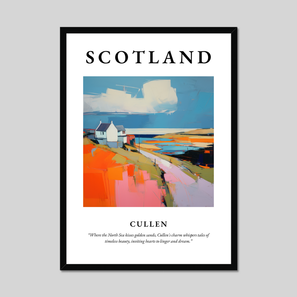 Cullen - Framed Poster Print – Scotland Paintings and Art Prints