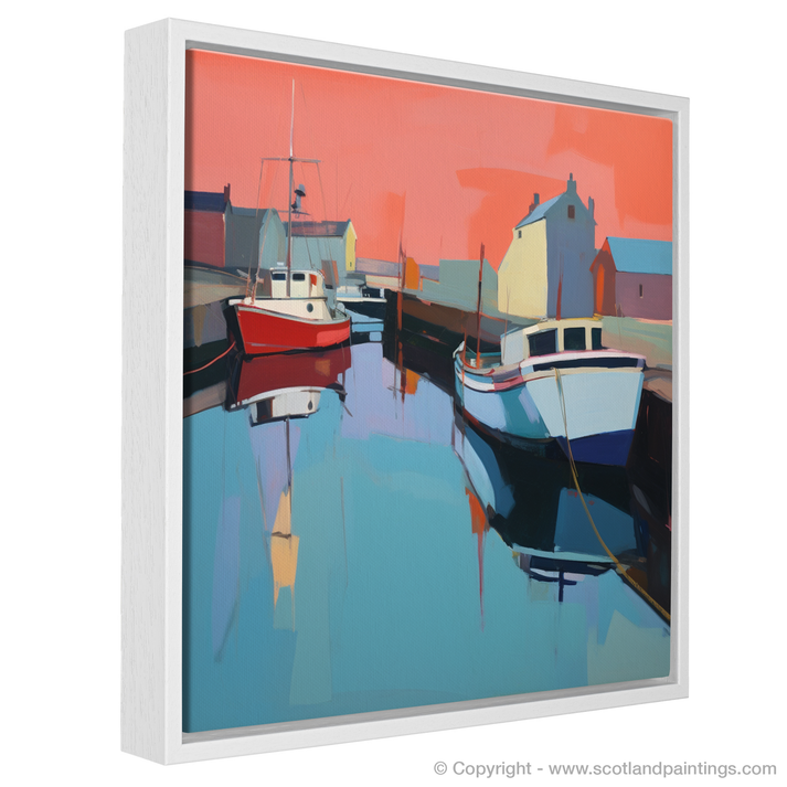Dusk at Dunbar Harbour: A Contemporary Tribute to Scottish Maritime Be ...