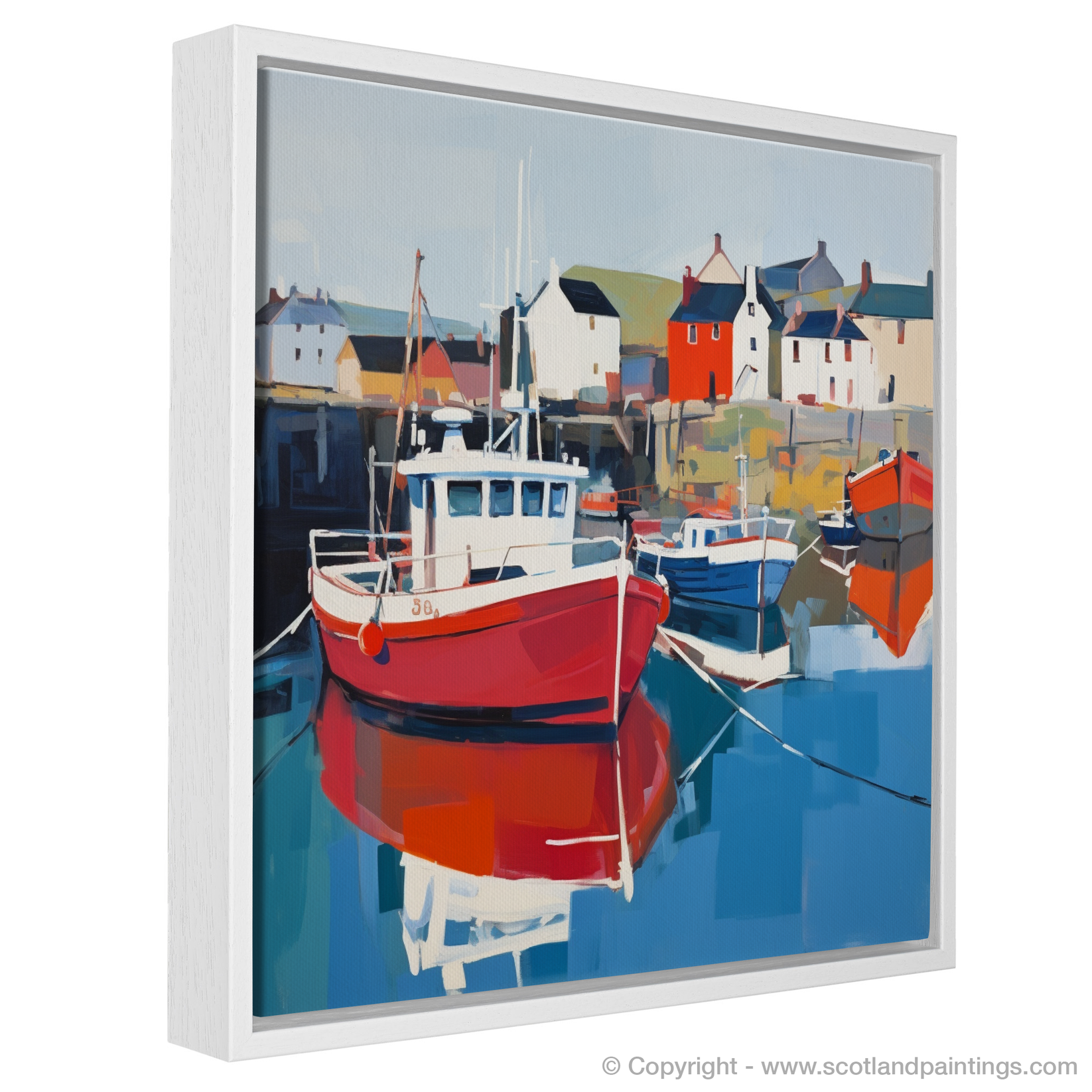 Serene Harbour: A Contemporary Ode to Scotland's Coastal Charm ...