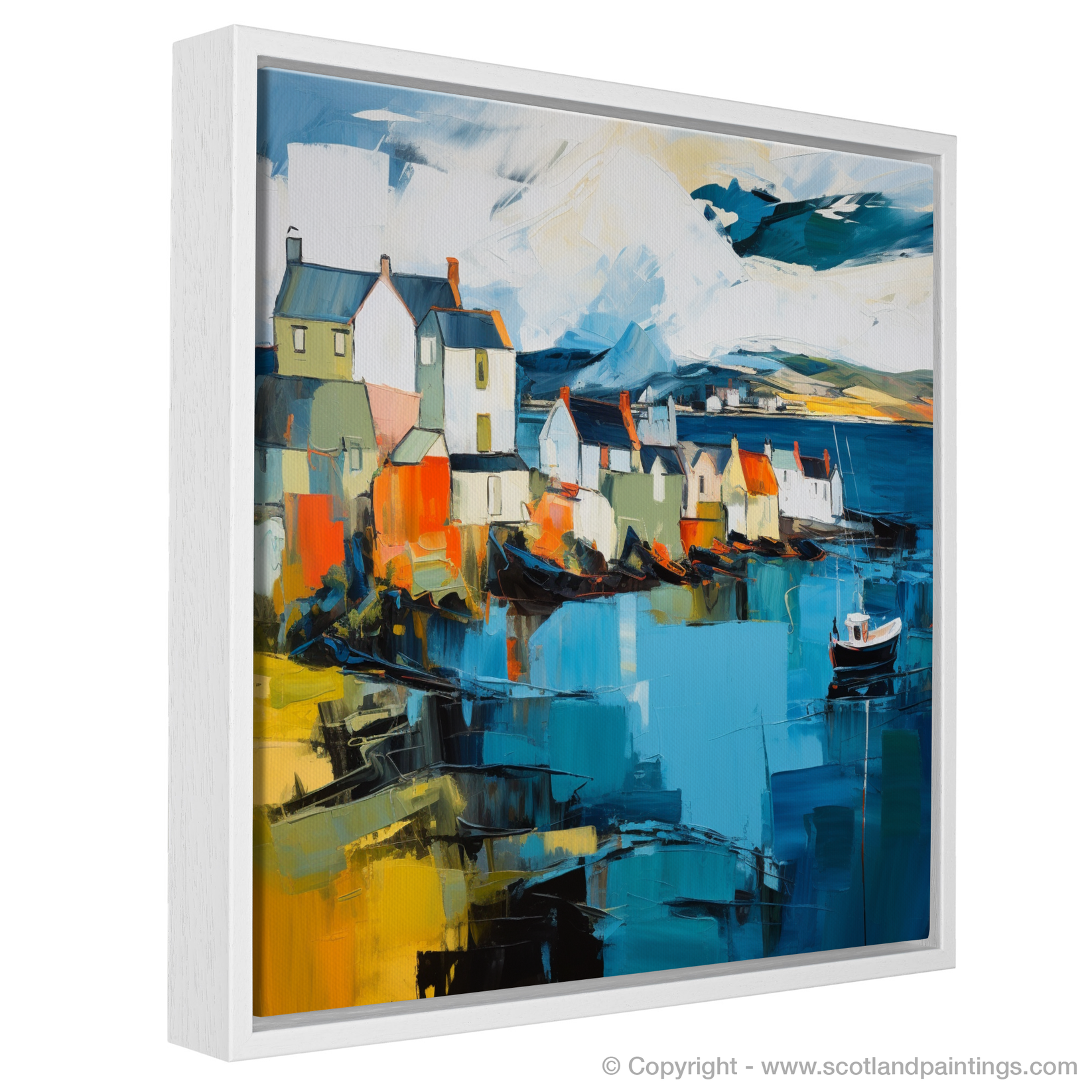 Bowmore Essence: An Abstract Coastal Symphony – Scotland Paintings and ...