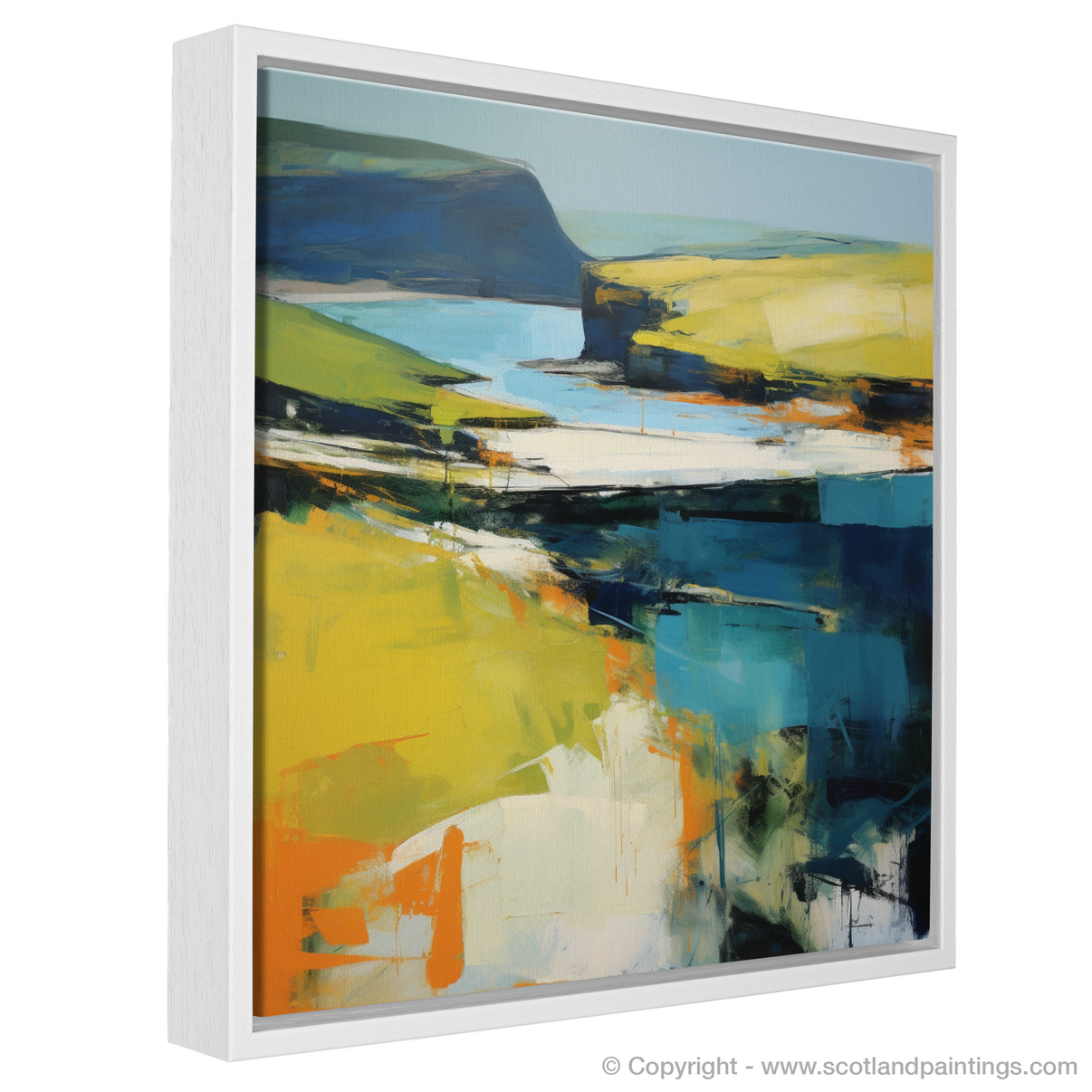 Calgary Bay Dreamscape: An Abstract Impressionist Ode to Scottish Shor ...