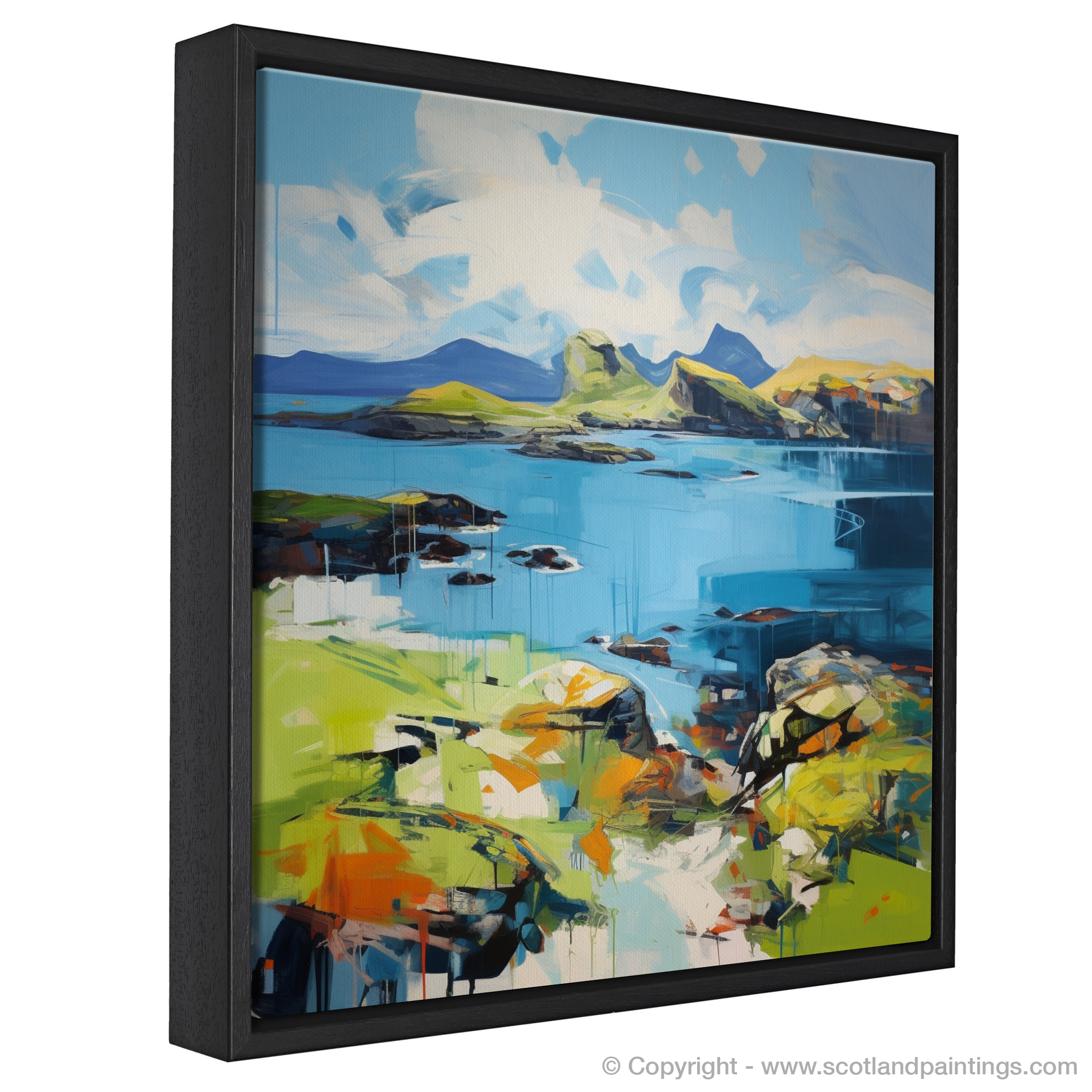 Painting and Art Print of Isle of Ulva, Inner Hebrides entitled "Isle ...