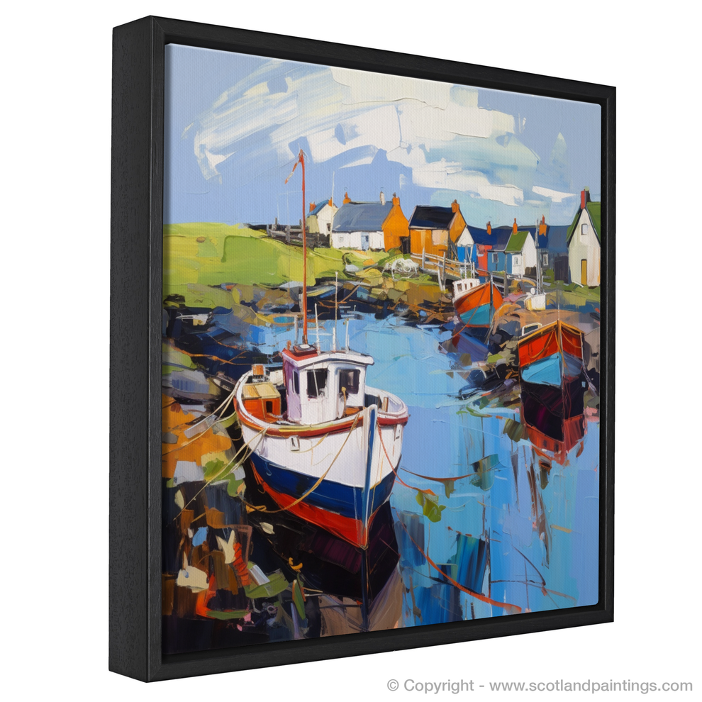 Painting and Art Print of Lybster Harbour, Caithness entitled "Lybster ...