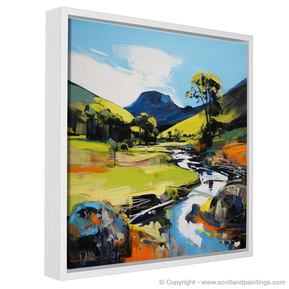 Painting and Art Print of Glen Esk, Angus in summer entitled "Glen Esk ...