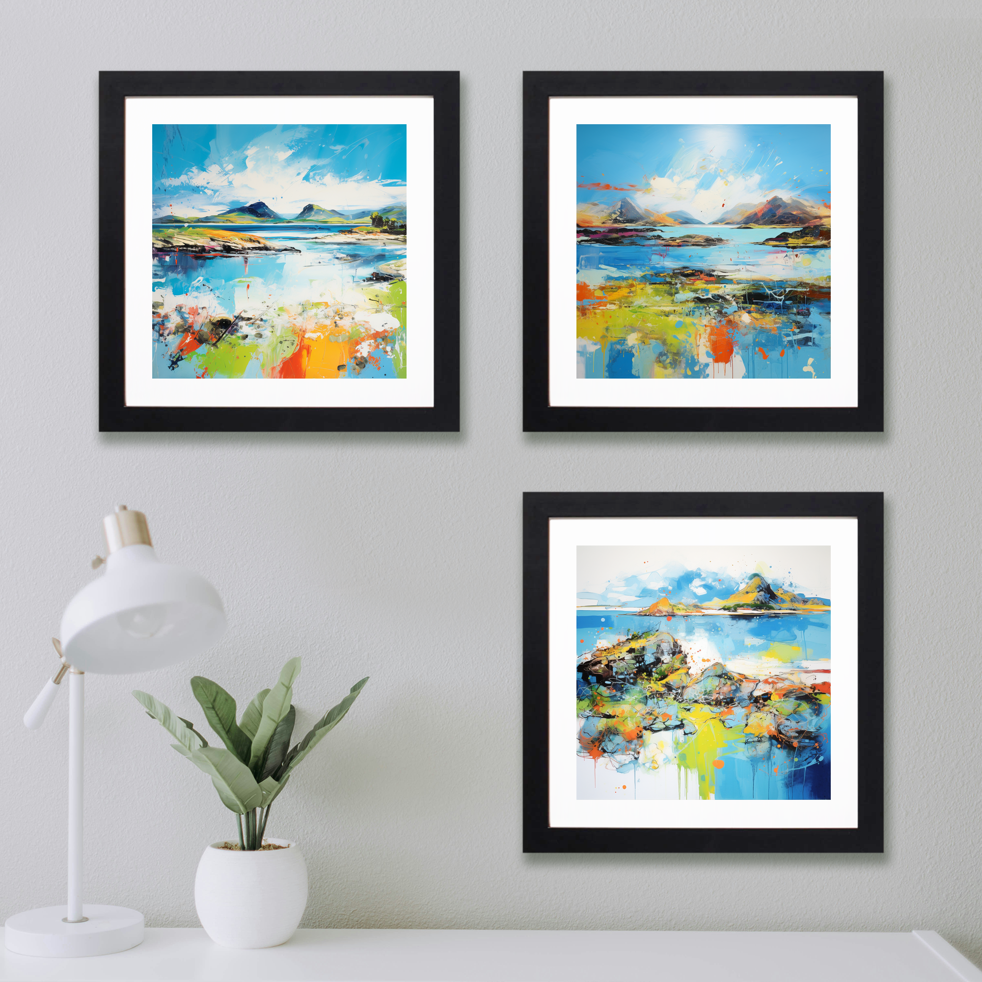 Isle of Ulva, Inner Hebrides in summer - Set of Three Prints – Scotland ...