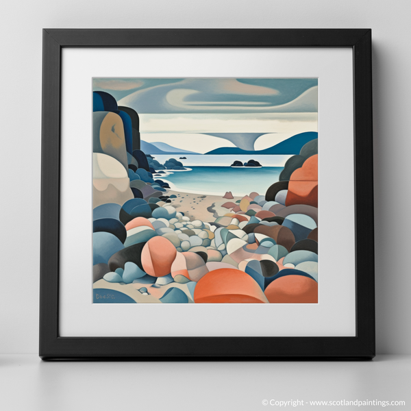 Cubist Interpretation of Coral Beach Serenity – Scotland Paintings and ...