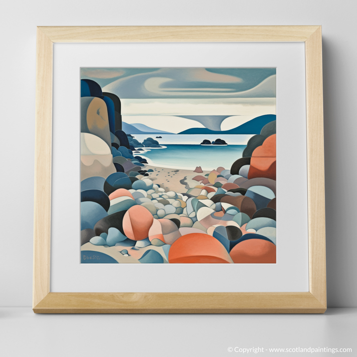 Cubist Interpretation of Coral Beach Serenity – Scotland Paintings and ...