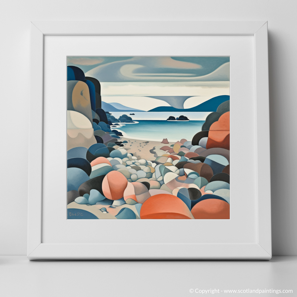 Cubist Interpretation of Coral Beach Serenity – Scotland Paintings and ...