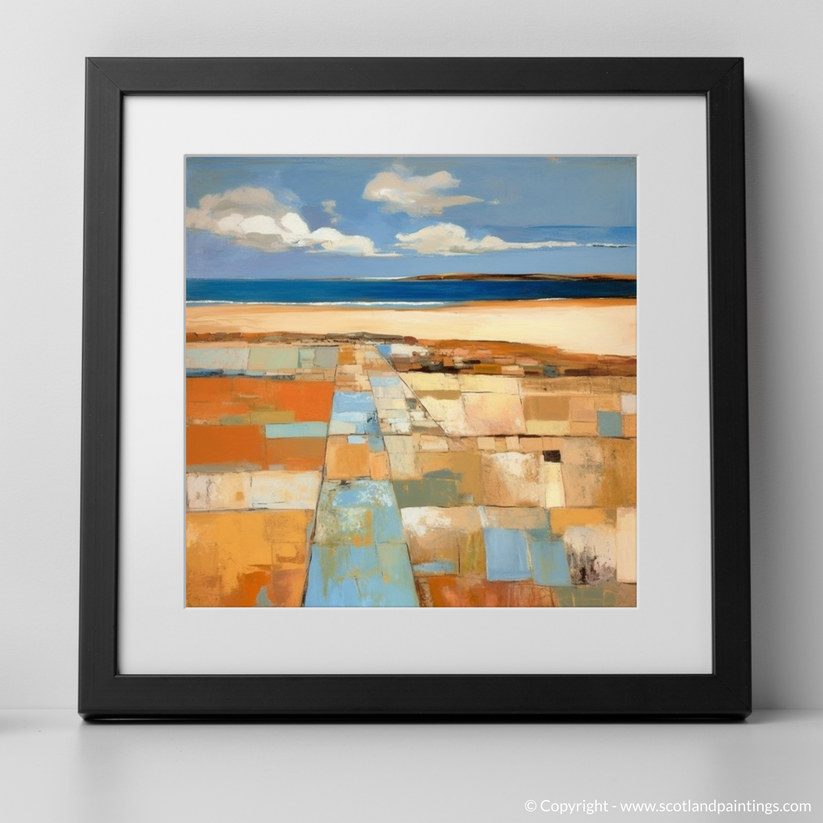 Scottish Shores Reimagined: An Abstract Impression of Gullane Beach ...