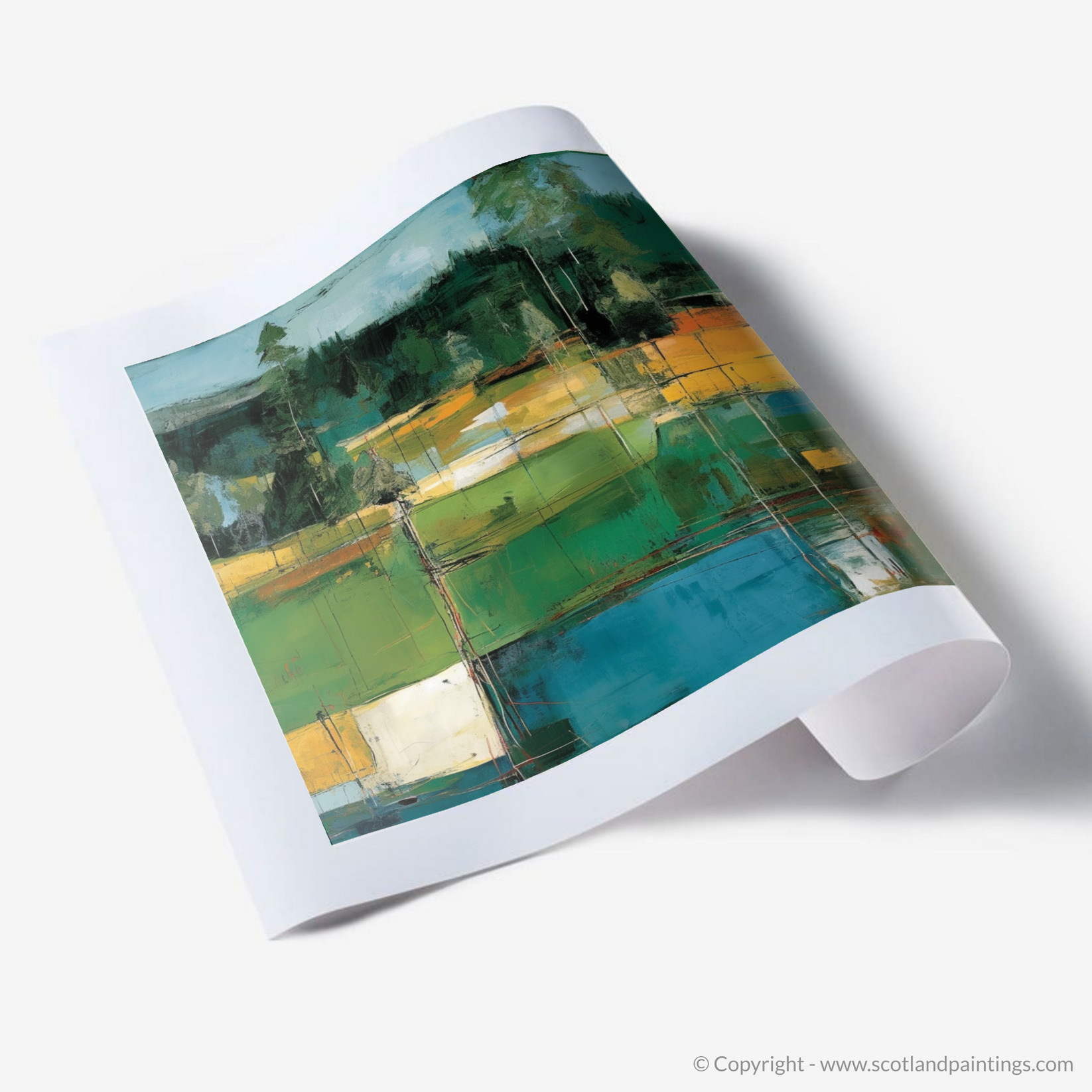 Mystic Canopy of Caledonian Forest – Scotland Paintings and Art Prints