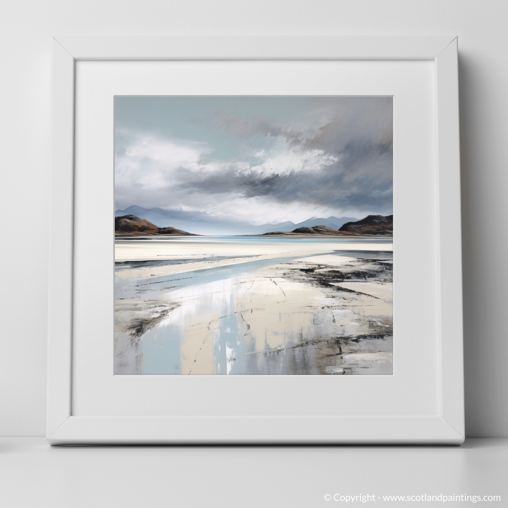 Storm over Silver Sands of Morar: A Minimalist Tribute to the Scottish ...