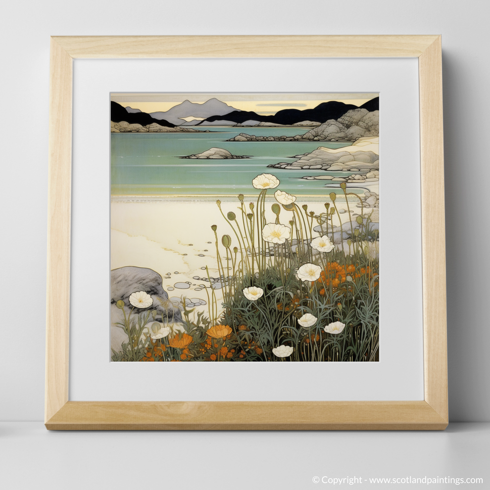 Art Nouveau Escape to Silver Sands of Morar – Scotland Paintings and ...