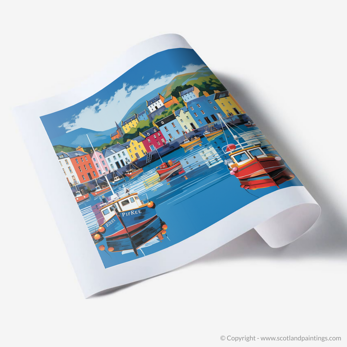 Pop Art Portree: A Chromatic Celebration of Isle of Skye's Maritime Ch ...