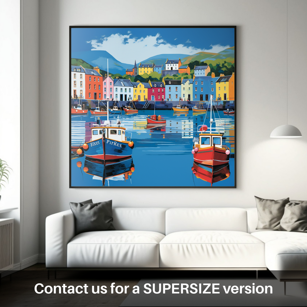 Pop Art Portree: A Chromatic Celebration of Isle of Skye's Maritime Ch ...