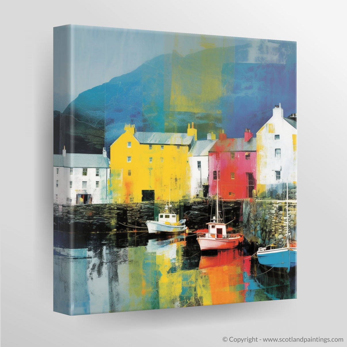 Vibrant Portree: A Pop Art Tribute to Scottish Seaside – Scotland ...