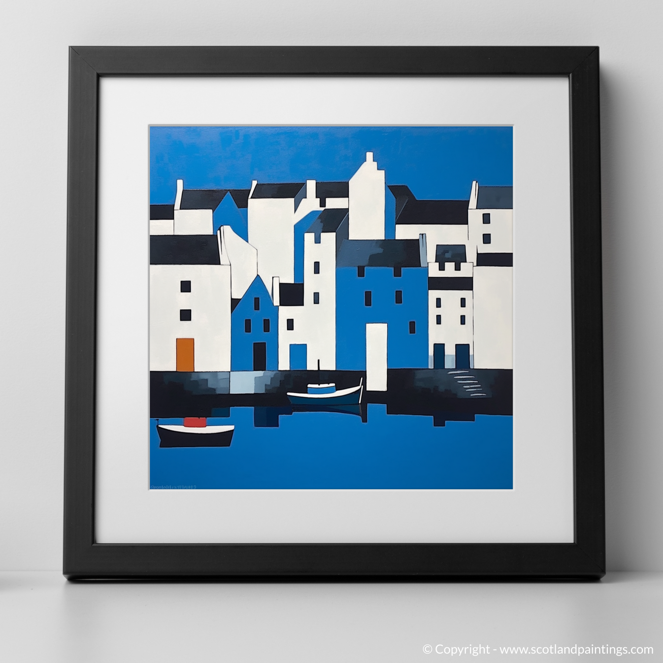 Serene Simplicity: Portree Harbour Minimalist Masterpiece – Scotland ...