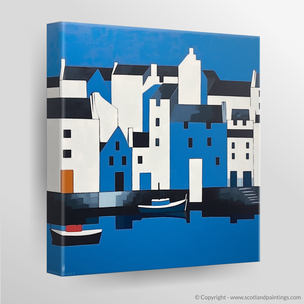Serene Simplicity: Portree Harbour Minimalist Masterpiece – Scotland ...