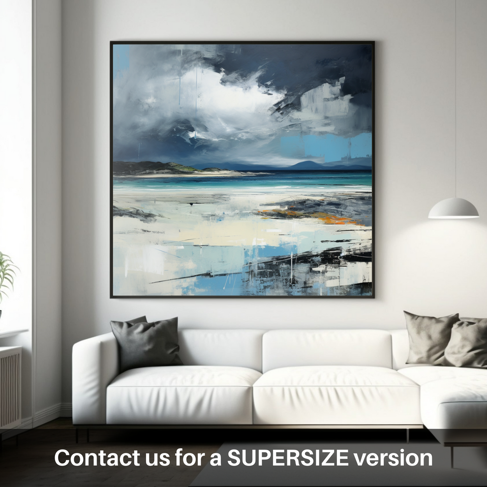 Tempest Over Camusdarach Beach: An Abstract Expressionist Ode to Scott ...