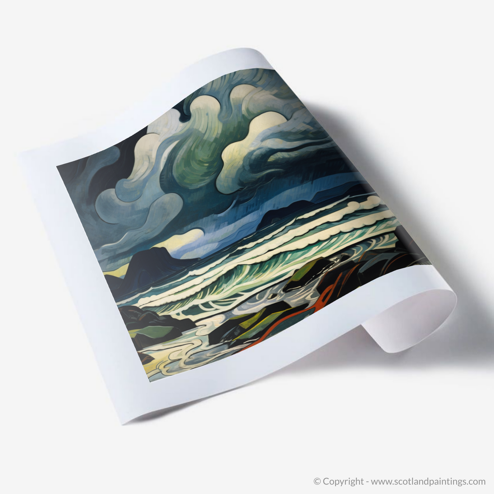 Tempestuous Camusdarach: An Abstract Ode to Scotland's Wild Coast ...