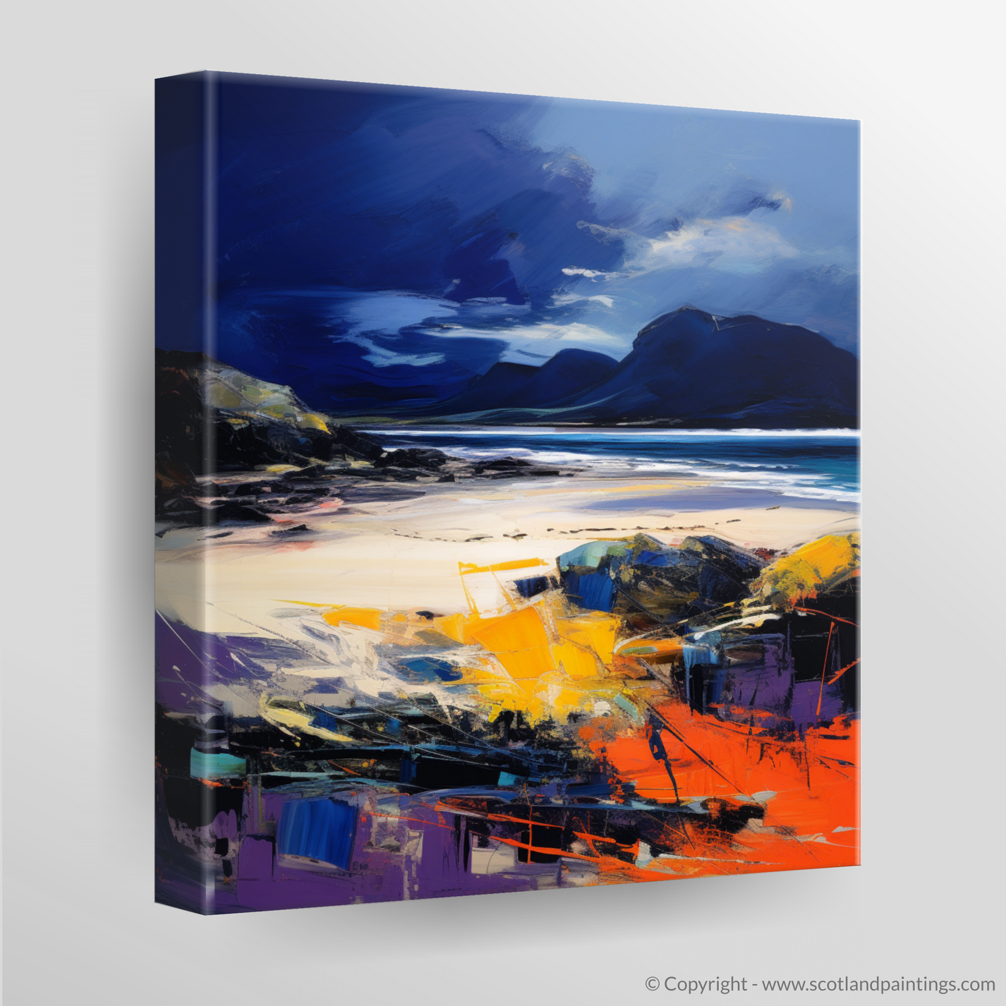 Tempestuous Camusdarach: An Abstract Expressionist Ode to Scotland's C ...