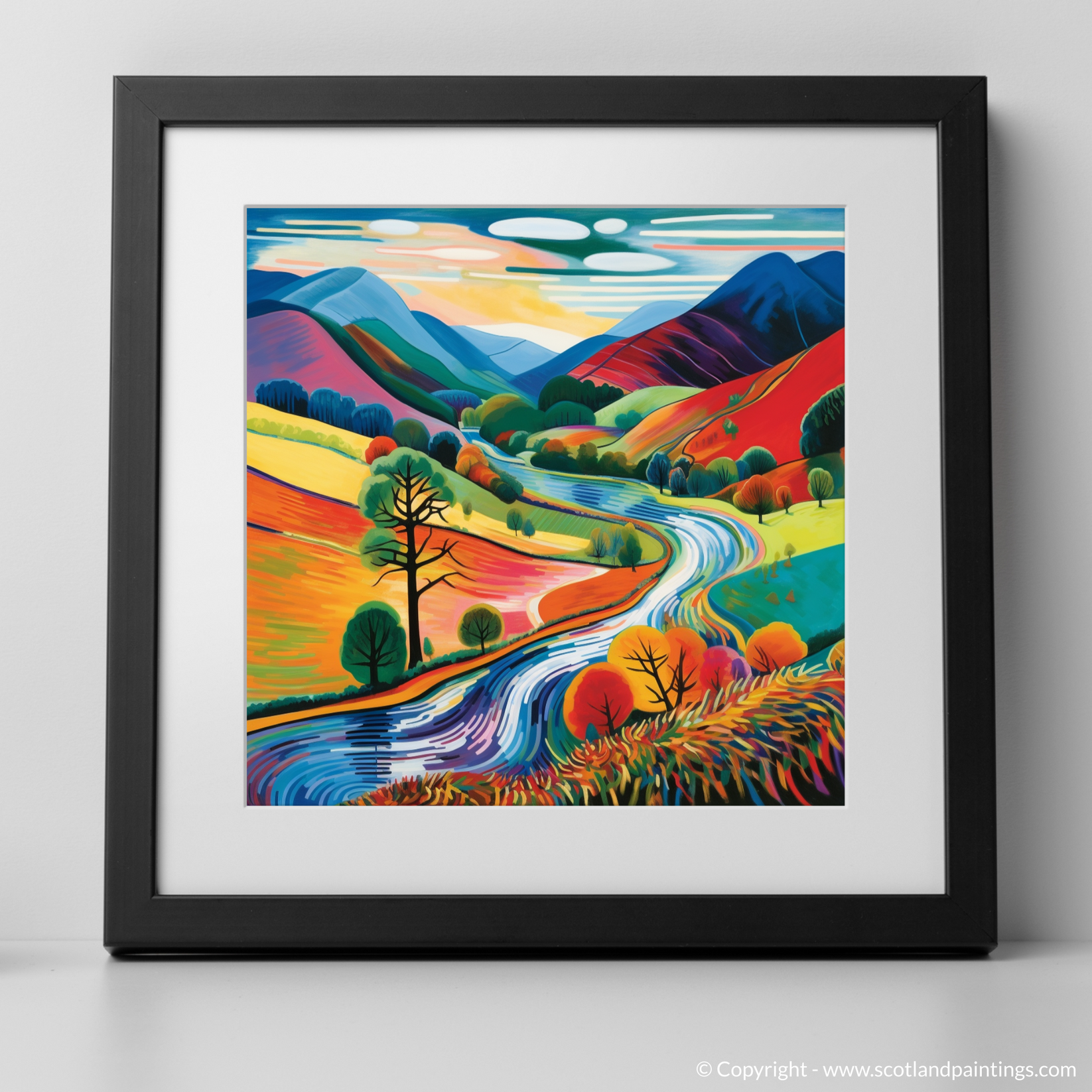 Glen Lochay Reimagined: A Pop Art Extravaganza – Scotland Paintings and ...