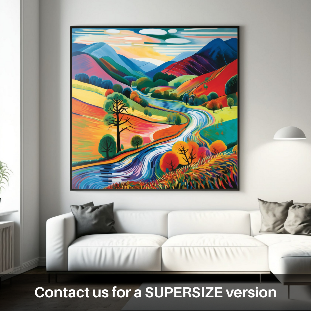 Glen Lochay Reimagined: A Pop Art Extravaganza – Scotland Paintings and ...