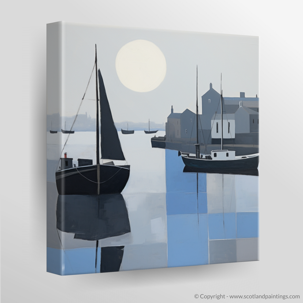 Serene Reflections of Dunbar Harbour – Scotland Paintings and Art Prints