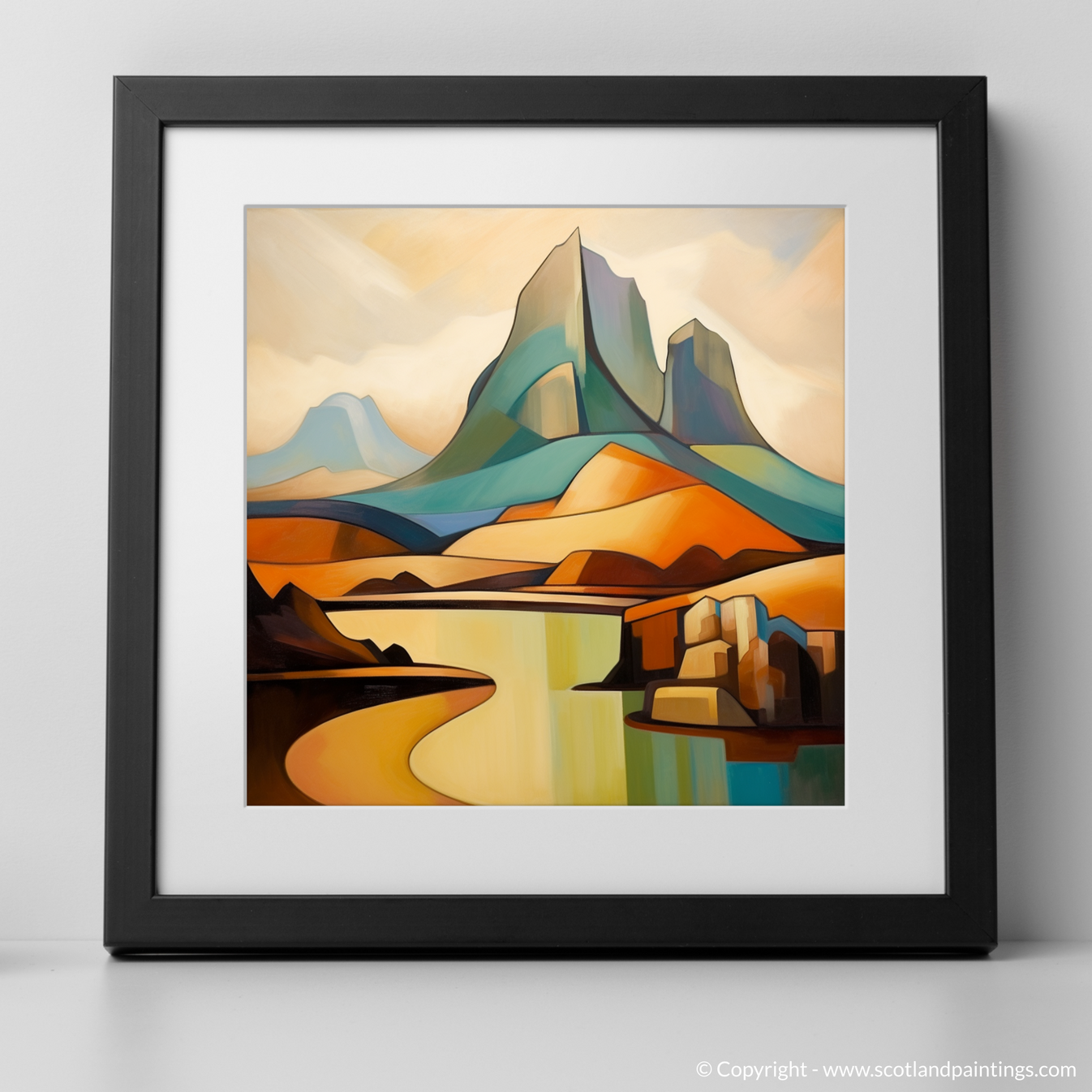 Cubist Majesty of Suilven Sutherland – Scotland Paintings and Art Prints