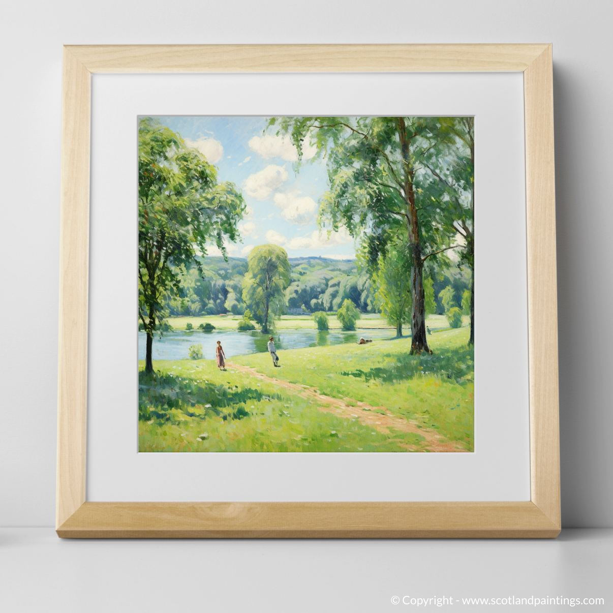 Serene Whispers of Plean Country Park – Scotland Paintings and Art Prints