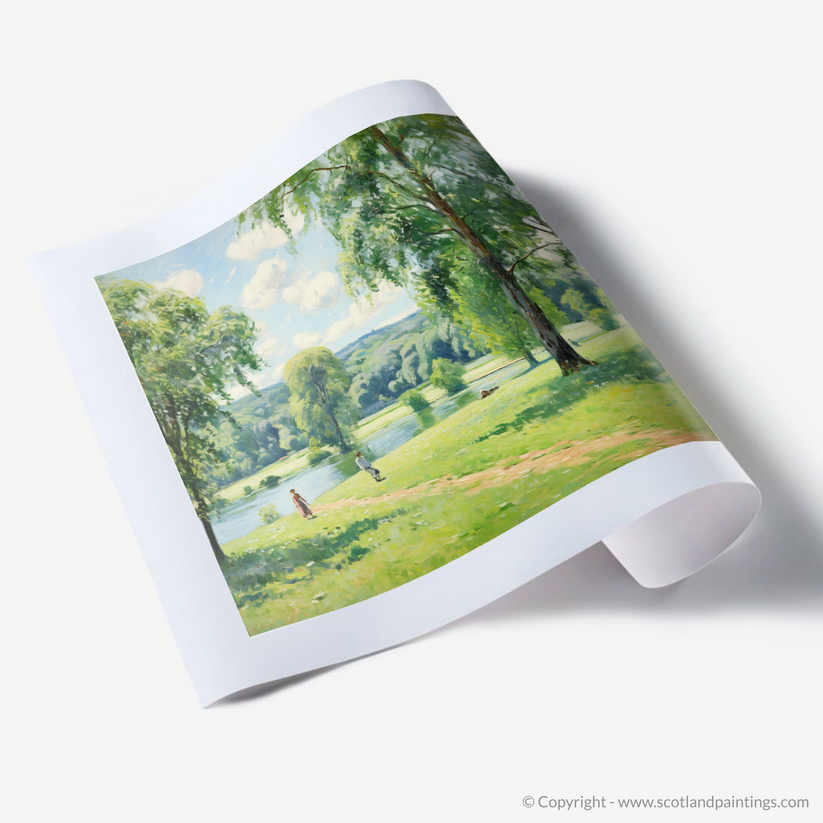 Serene Whispers of Plean Country Park – Scotland Paintings and Art Prints
