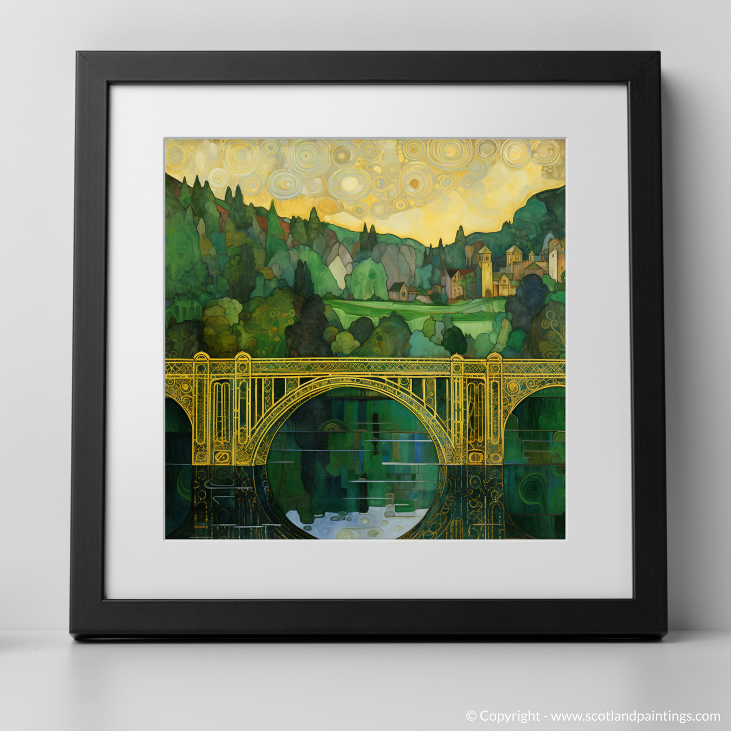 Enchanting Elegance of Union Chain Bridge – Scotland Paintings and Art ...