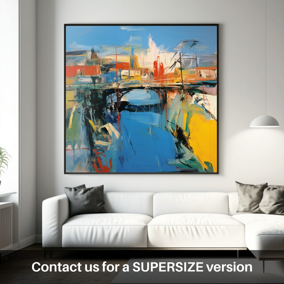 Clyde's Abstract Symphony – Scotland Paintings and Art Prints