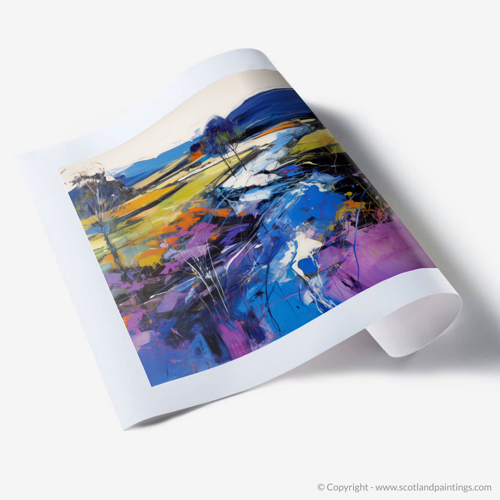 Riveting River Esk Essence - An Abstract Impressionist Journey ...