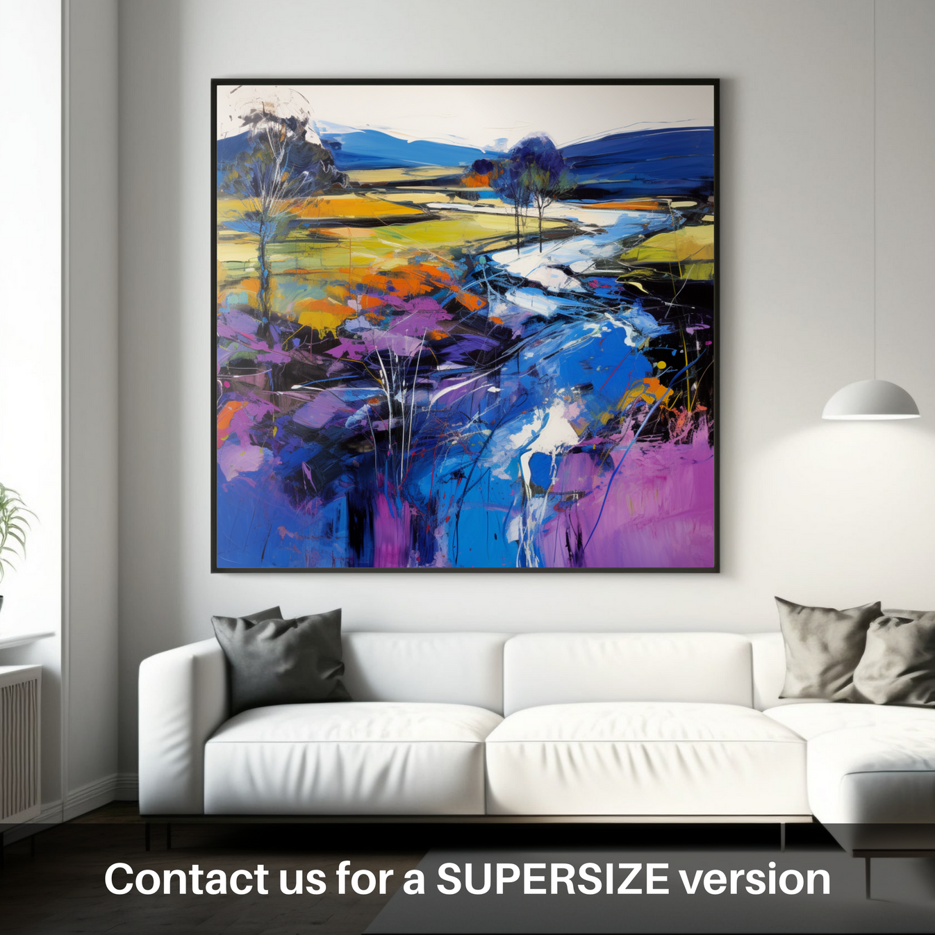 Riveting River Esk Essence - An Abstract Impressionist Journey ...