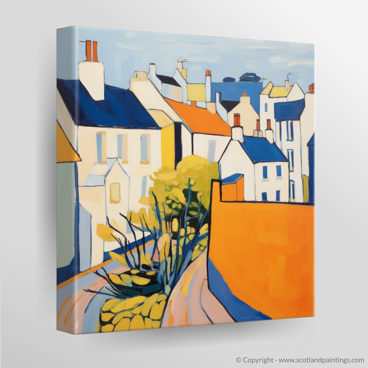 Cullen's Coastal Charm: A Color Field Journey Through Moray Village ...