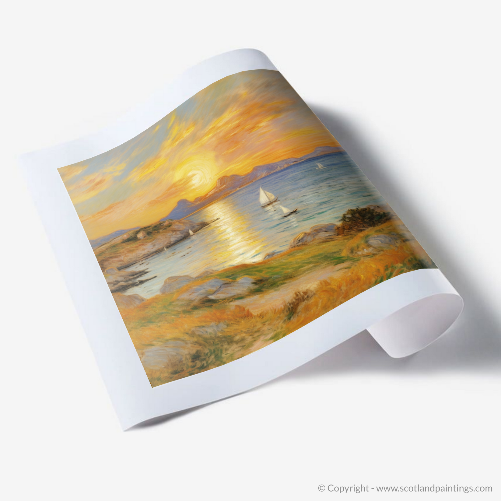 Golden Hour Grace: An Impressionist Journey to the Sound of Iona ...