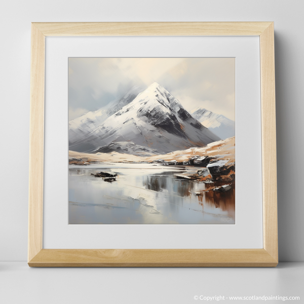 Minimalist Majesty: Sgurr a' Mhaim Unveiled – Scotland Paintings and ...