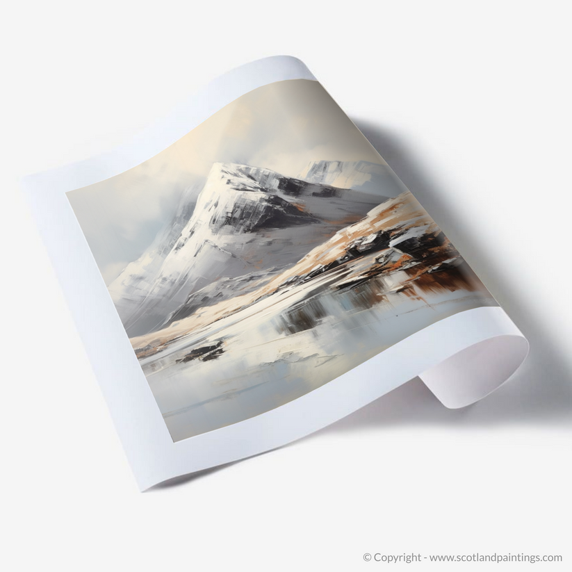 Minimalist Majesty: Sgurr a' Mhaim Unveiled – Scotland Paintings and ...