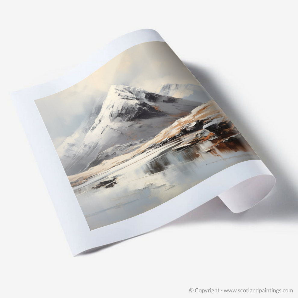 Minimalist Majesty: Sgurr a' Mhaim Unveiled – Scotland Paintings and ...