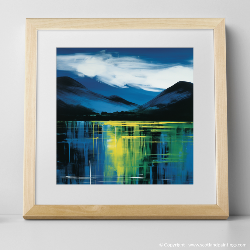 Abstract Essence of Loch Lochy – Scotland Paintings and Art Prints