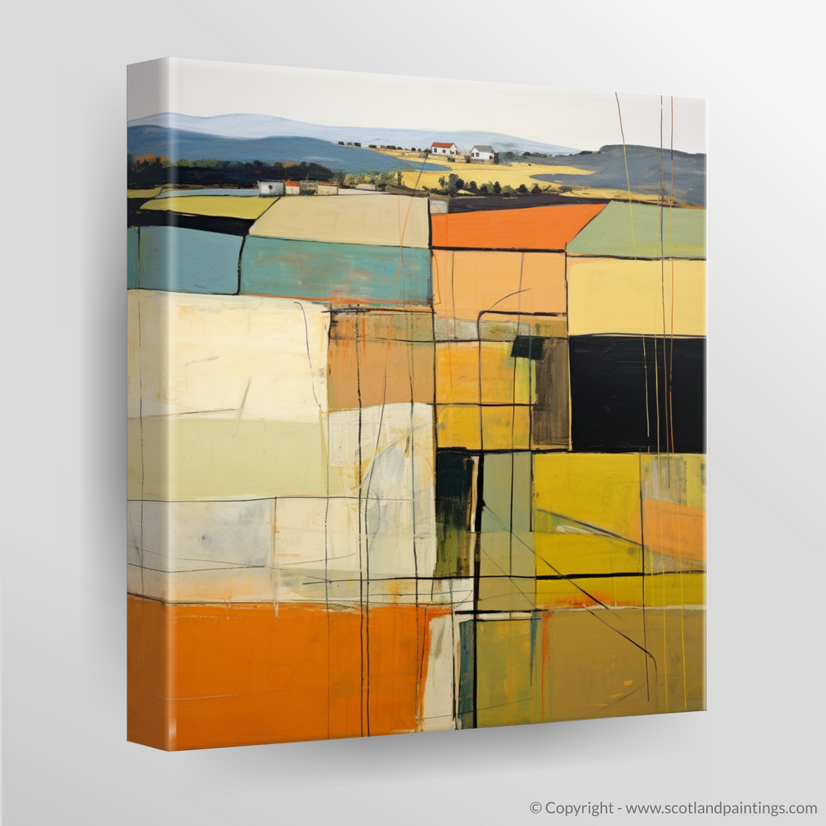 Stirling Serenade: An Abstract Impressionist Ode – Scotland Paintings ...