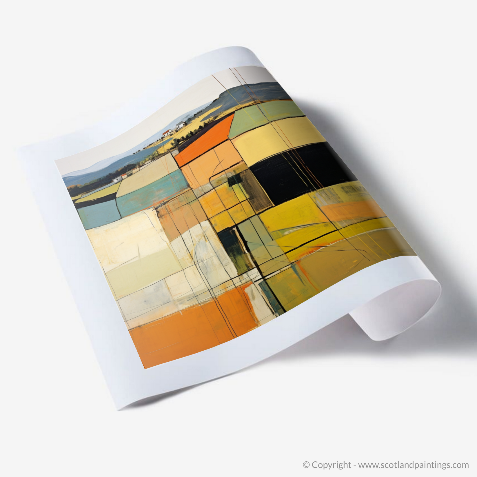 Stirling Serenade: An Abstract Impressionist Ode – Scotland Paintings ...