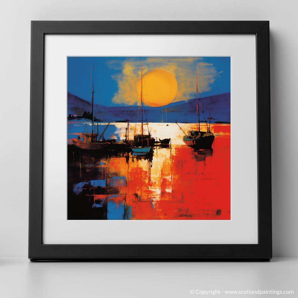Cromarty Harbour Sunset Spectacle – Scotland Paintings and Art Prints