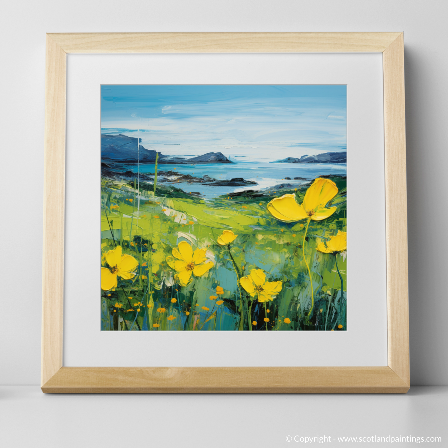 Wild Primrose Dance of Argyll and Bute – Scotland Paintings and Art Prints