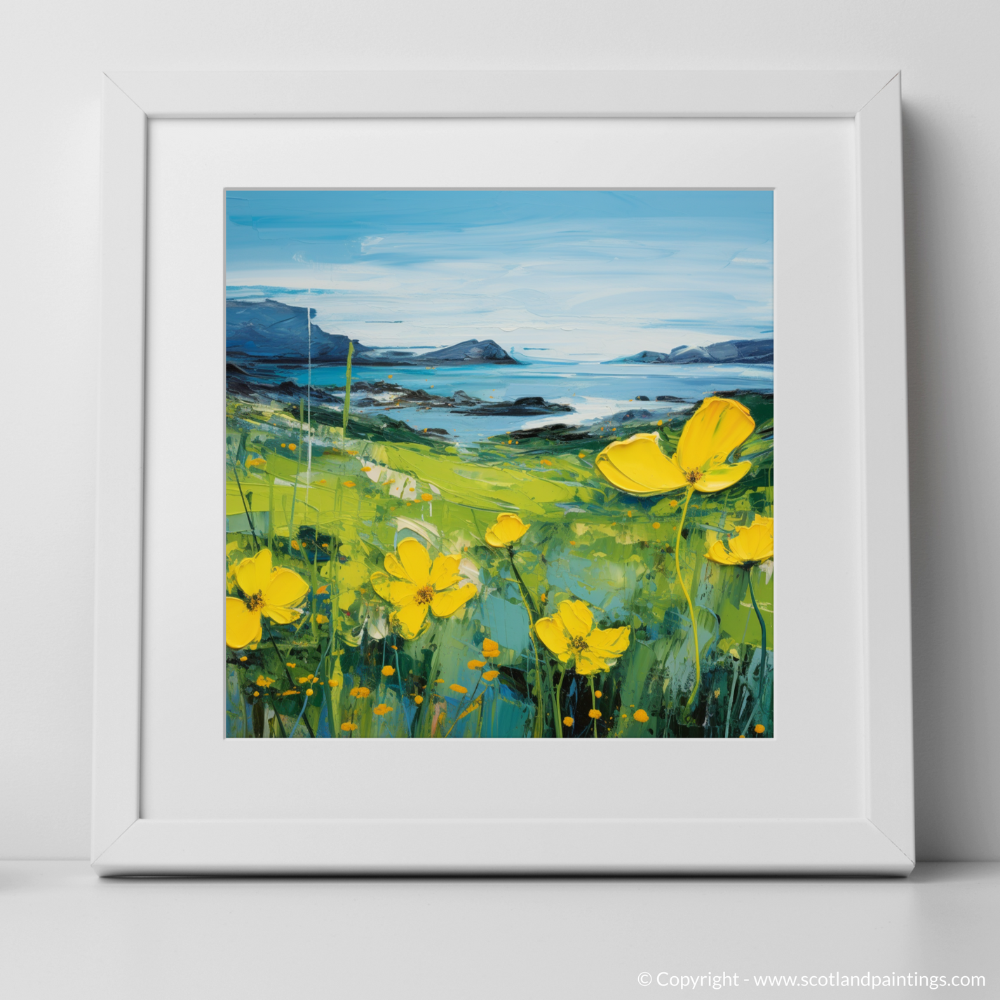 Wild Primrose Dance of Argyll and Bute – Scotland Paintings and Art Prints