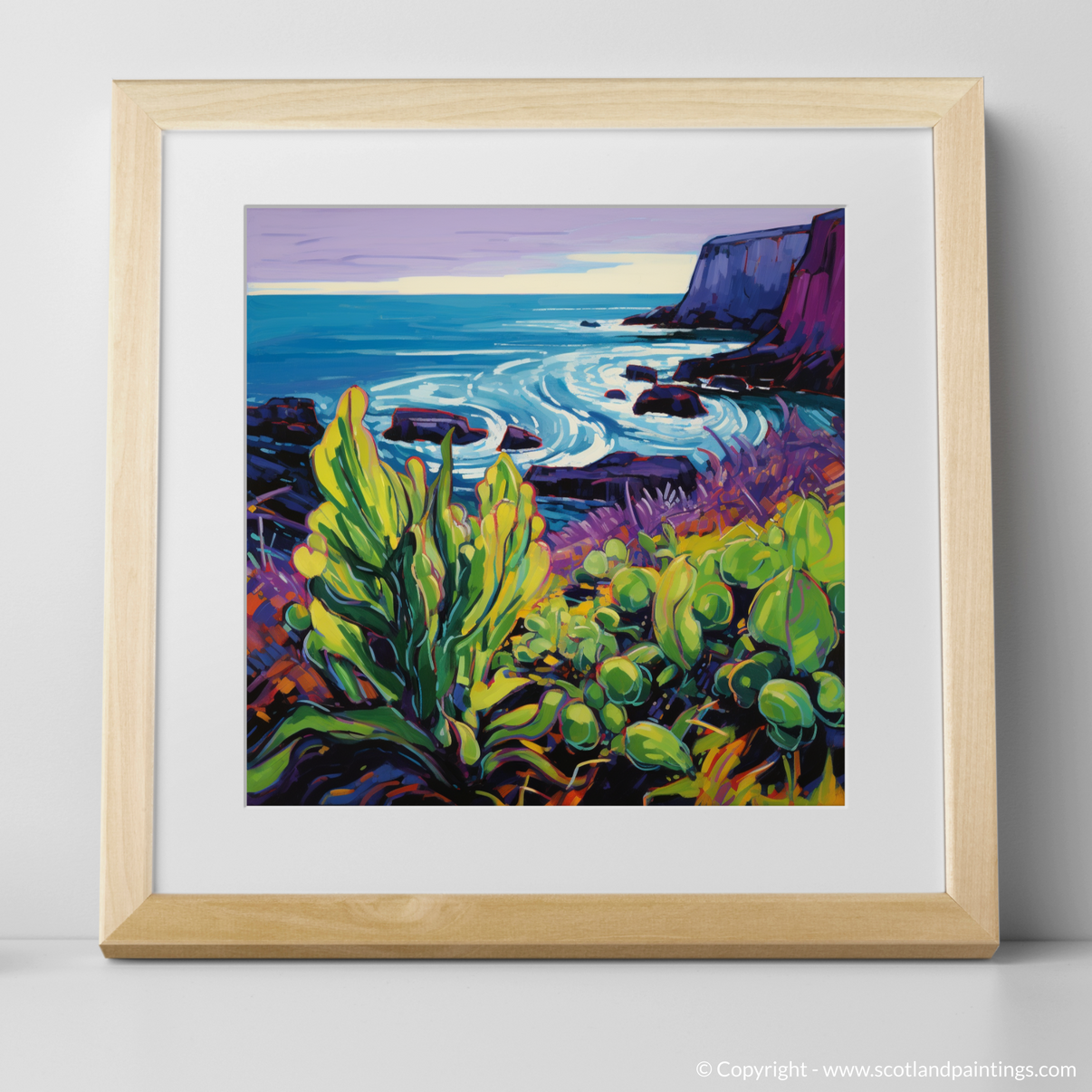 Wild Rhapsody of Dunbar Coast – Scotland Paintings and Art Prints